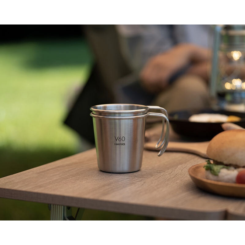 [Hario Asia Official] V60 Metal Stacking Mug - O-VSM-30-HSV