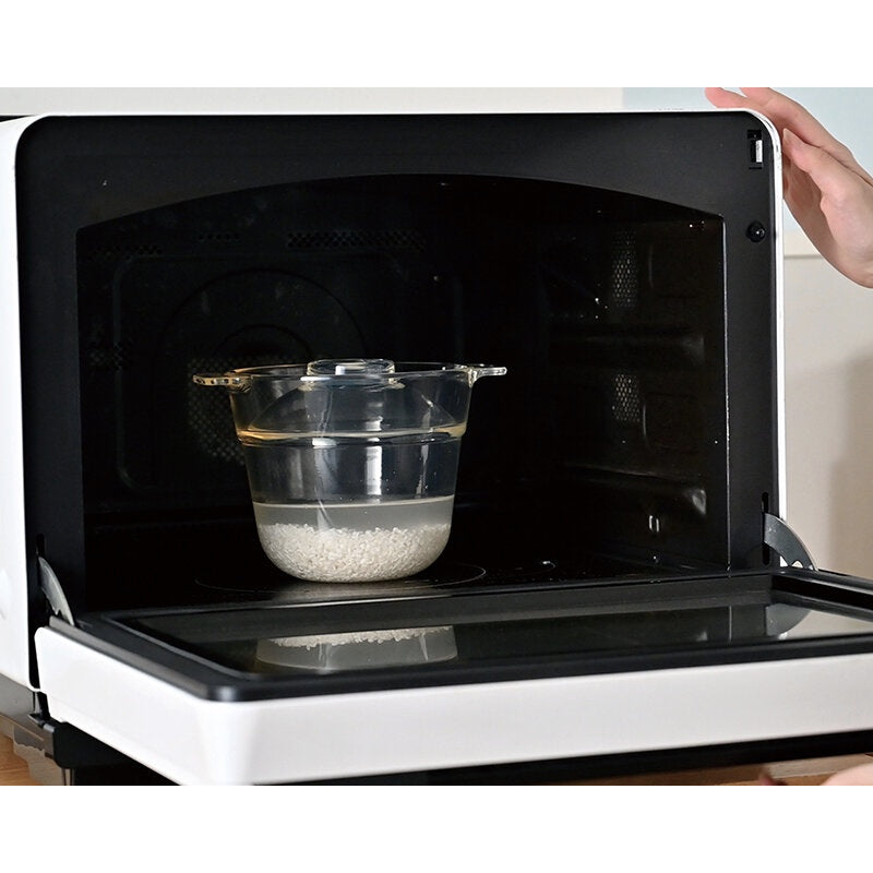 [Hario Asia Official] ICHIZENYA Microwave Glass Rice Cooker - XRCP-1
