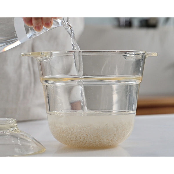 [Hario Asia Official] ICHIZENYA Microwave Glass Rice Cooker - XRCP-1